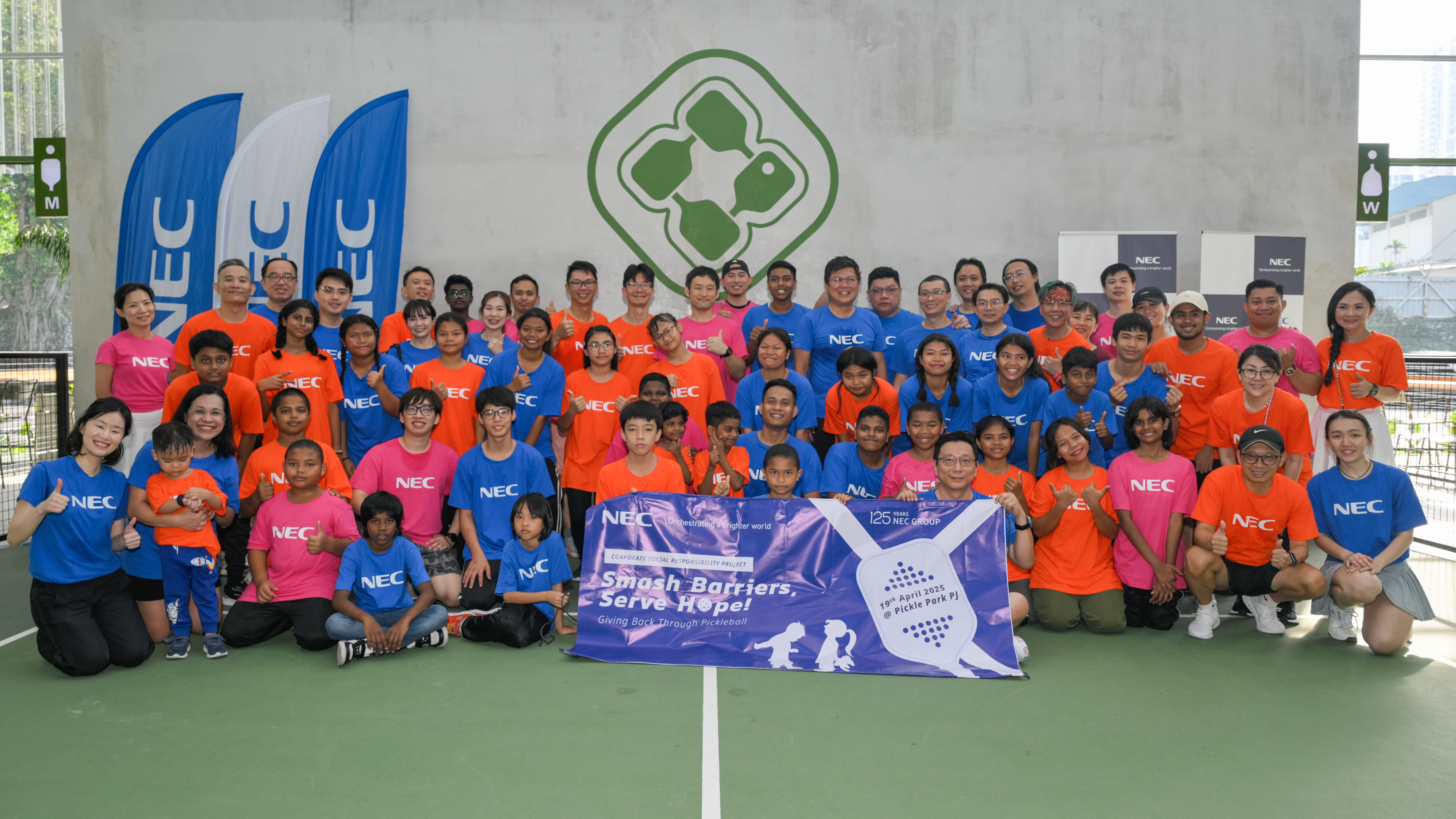 NEC Malaysia Gives Back Through Pickleball